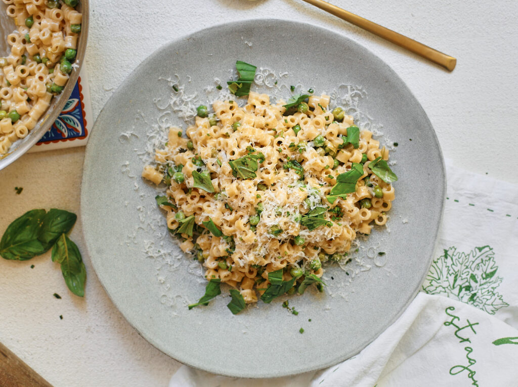 Spring Pea Pasta - Brita Cooks