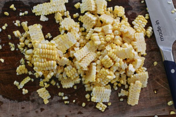 Roasted Corn Pasta Salad with Bacon, Broccoli & Boursin – britacooks