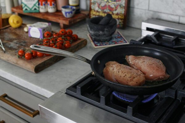 Boursin-Stuffed Chicken with Orzo & Tomatoes (One-Pan Dinner Recipe)