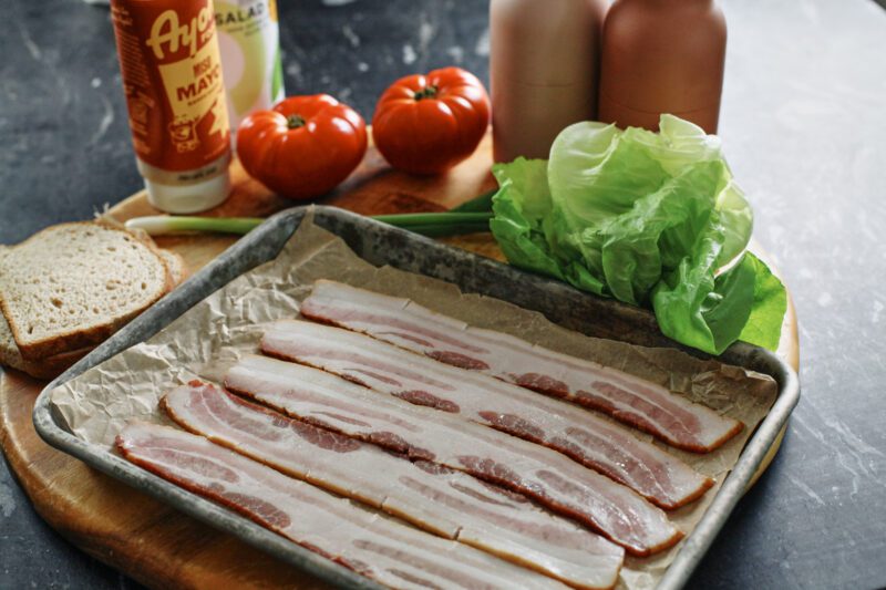 The Best Classic BLT Sandwich with Oven-Baked Bacon